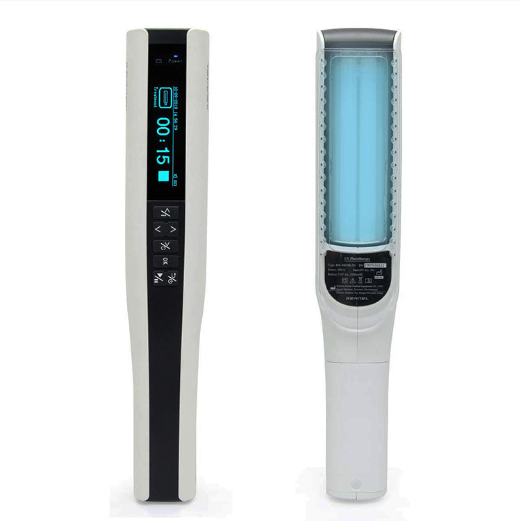 UVDERMA Handheld UVB Phototherapy Lamp | Psoriasis, Vitiligo, Eczema ...