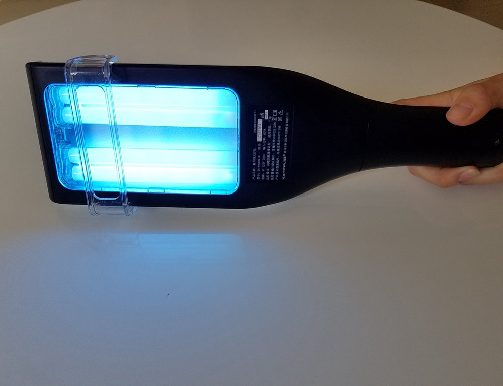 UVDERMA Large Handheld UVB Phototherapy Lamp | Psoriasis, Vitiligo, Ec ...